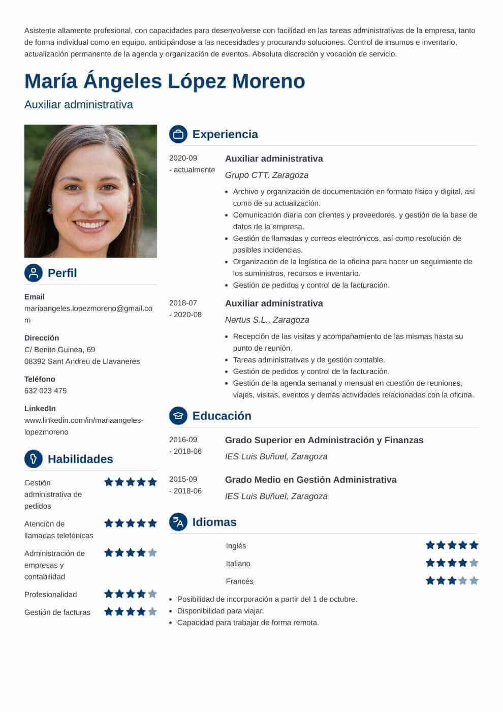 Crea tu CV Online con IA: Editor de Curriculum Vitae en Línea