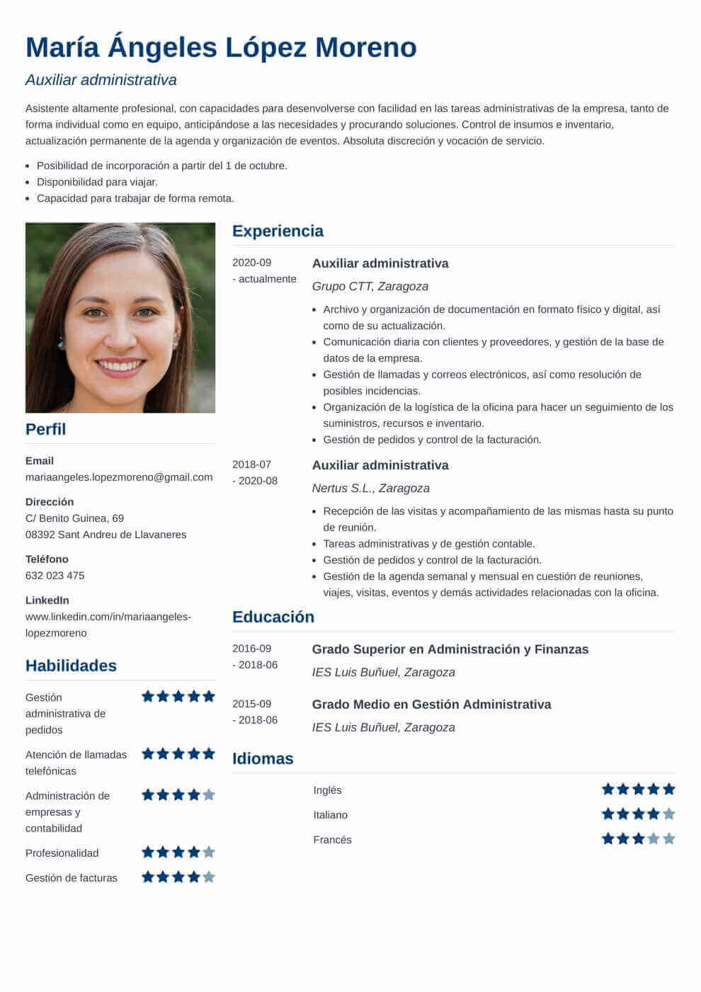 Hacer Mi Cv Online CV Builder