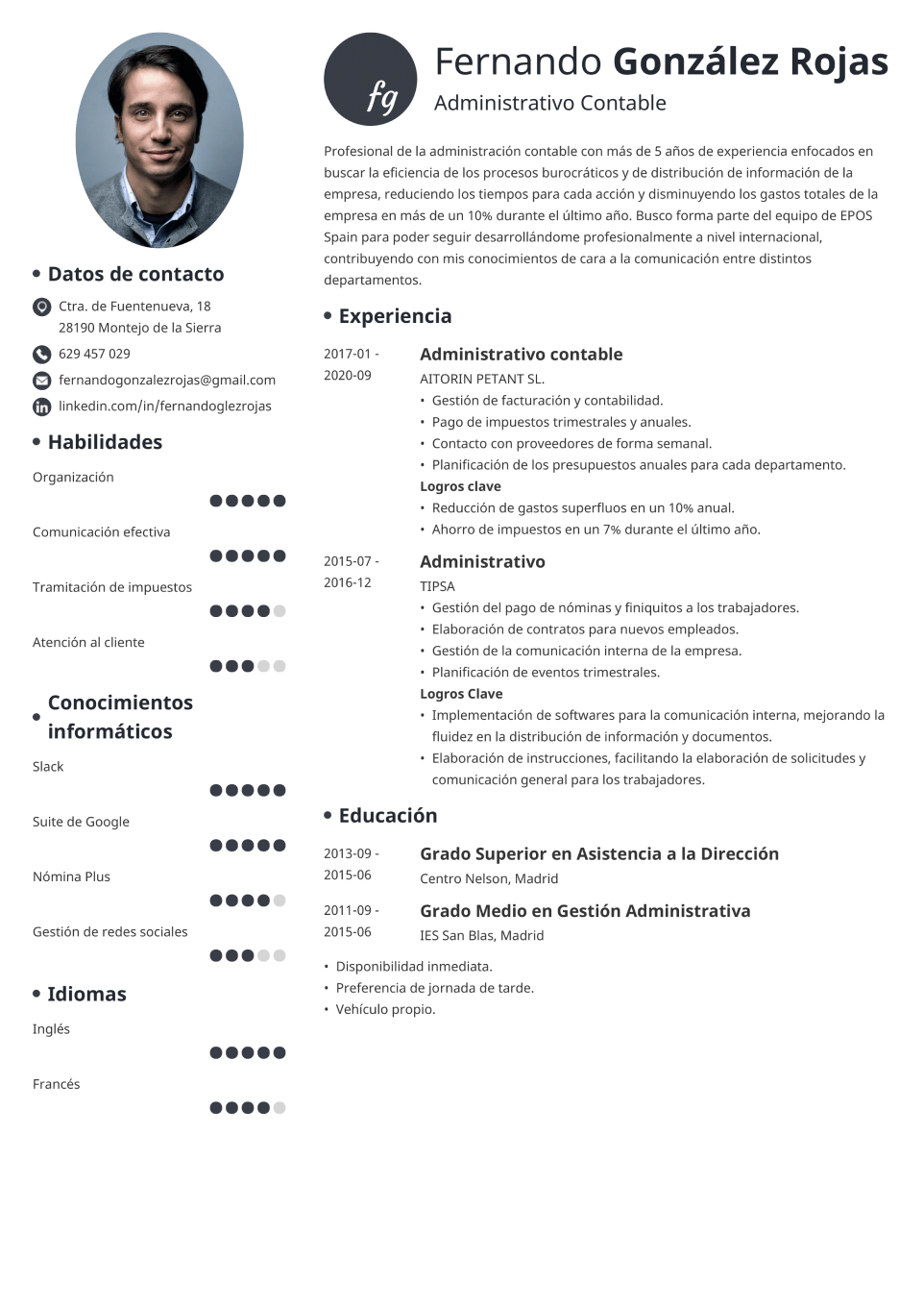 Plantillas de Curriculum Vitae: Modelos de CV (gratis)