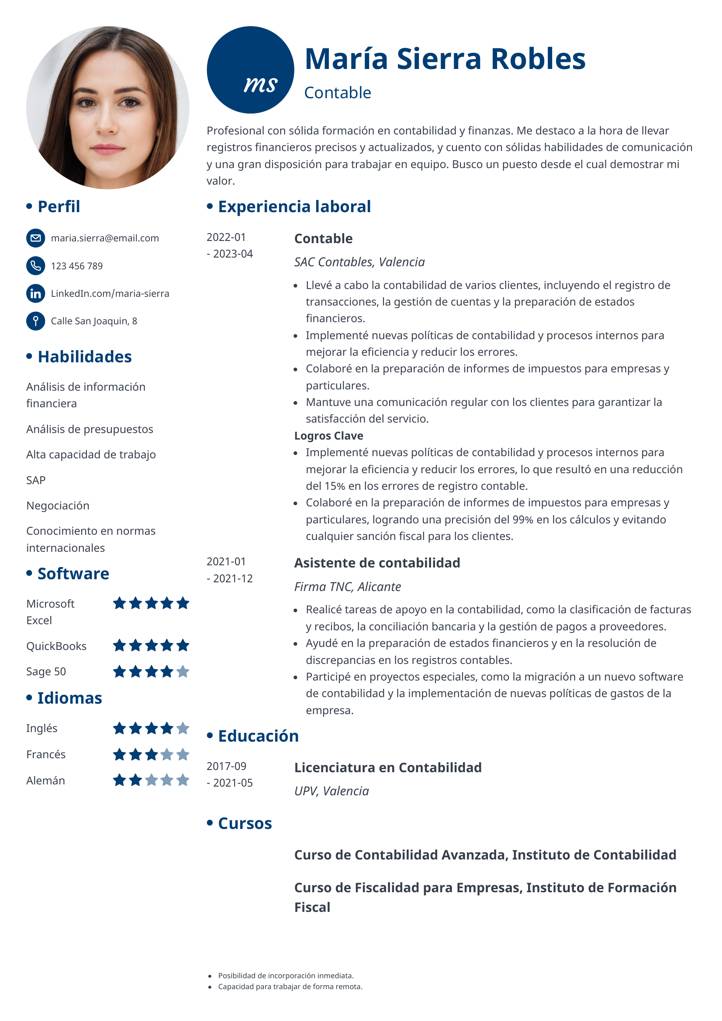 Plantillas de Curriculum Vitae: Modelos de CV (gratis)