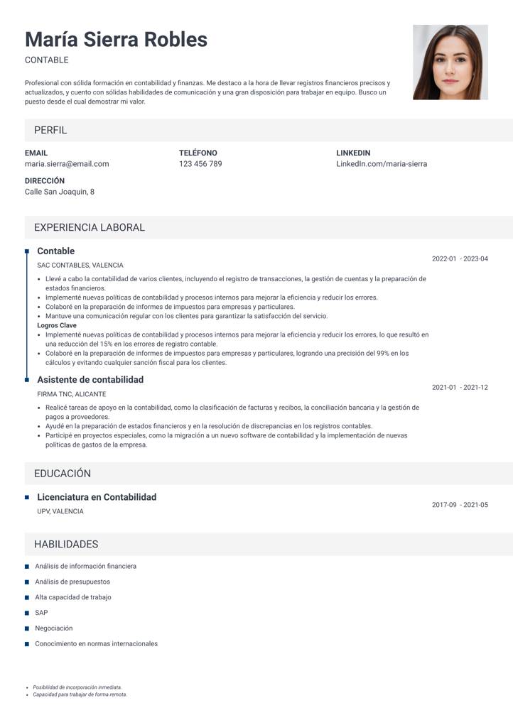 Plantillas de Curriculum Vitae: Modelos de CV (gratis)
