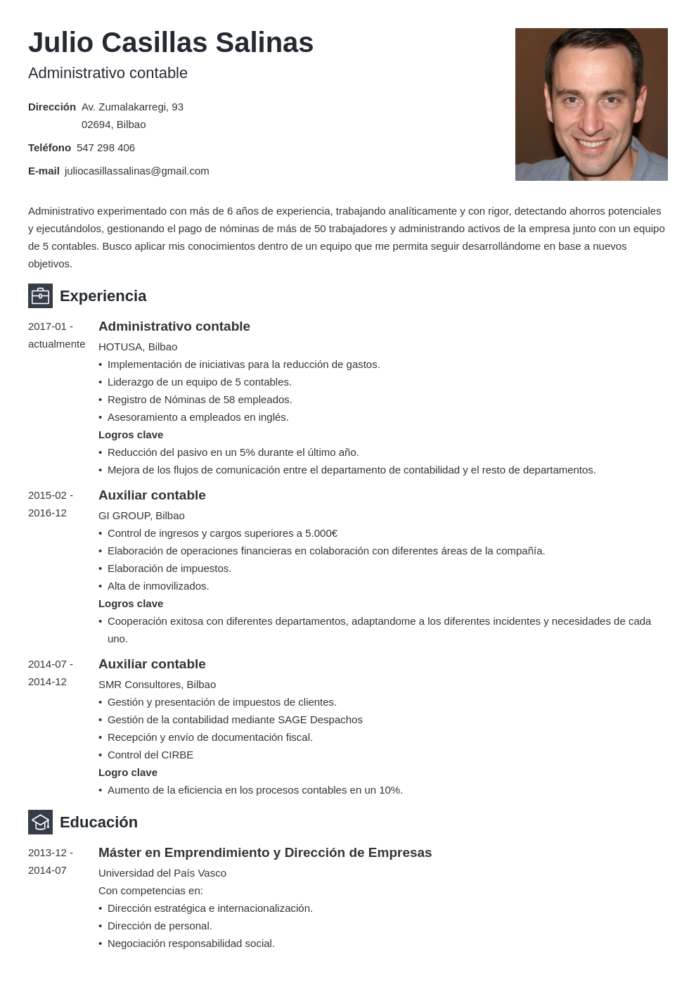 Ejemplos y Plantillas de Currículum por Competencias