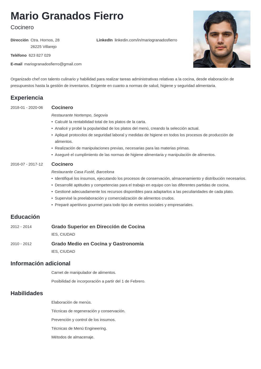 “Sobre mí” en el currículum: qué poner (con ejemplos)